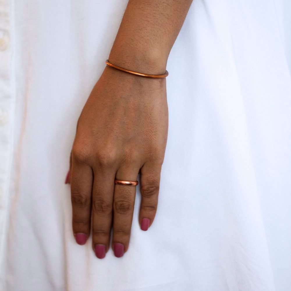 Plain Modern Ring – Meraki Copper